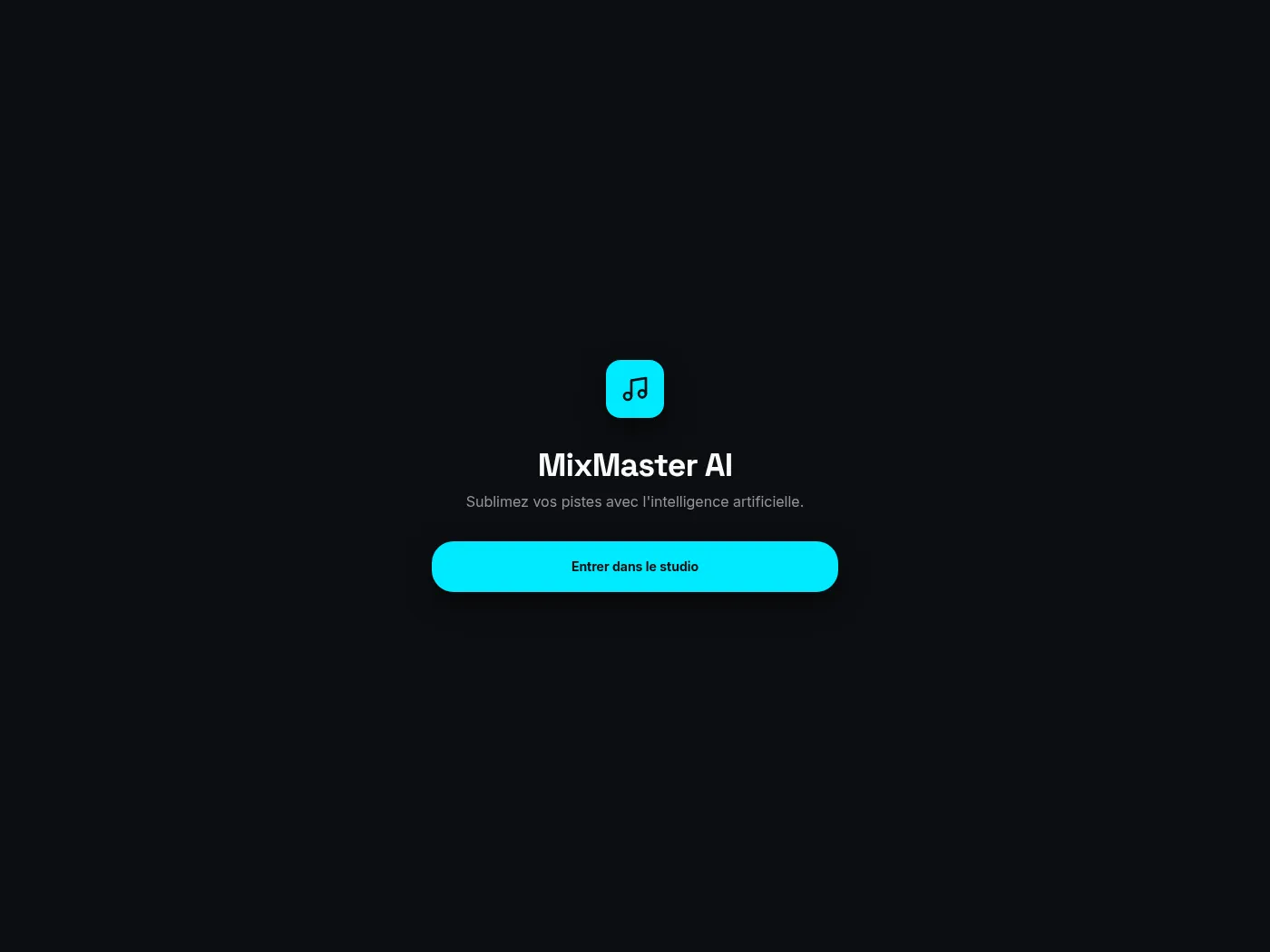 MixMaster AI Website