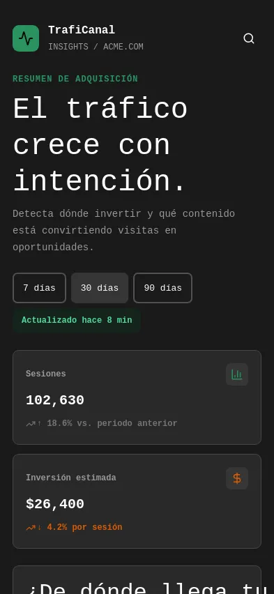 TrafiCanal Insights