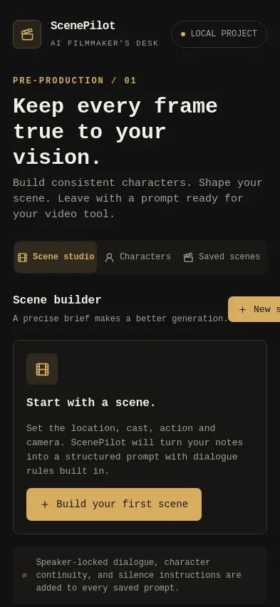 ScenePilot AI