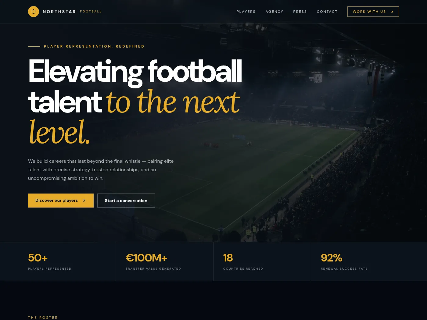 Elite Football Player Hub