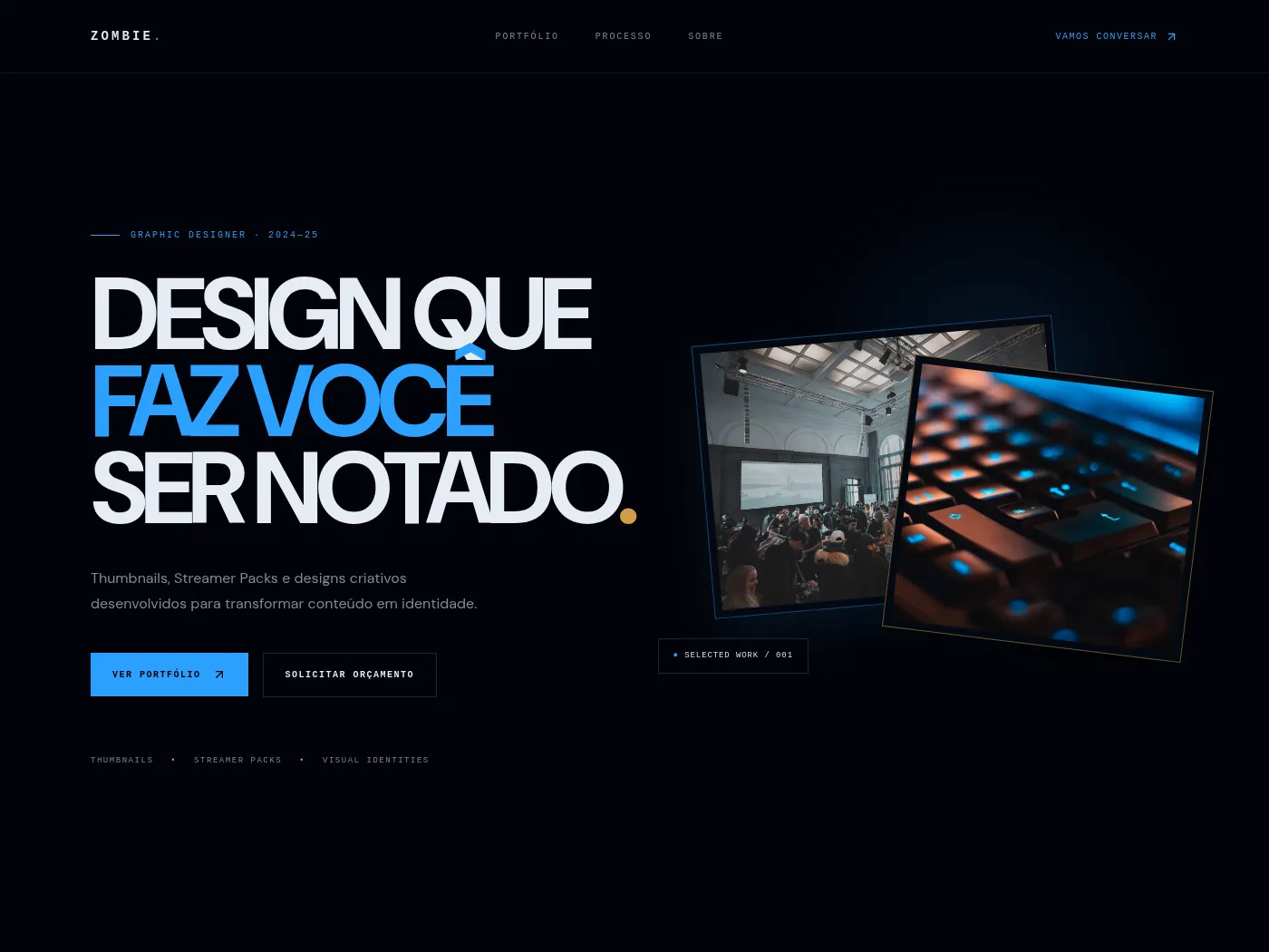 Sophisticated Designer Portfolio