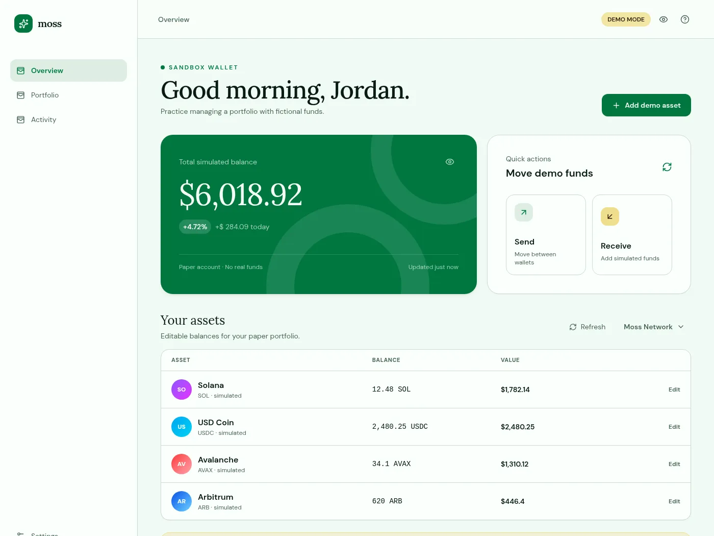 Larping Crypto Wallet