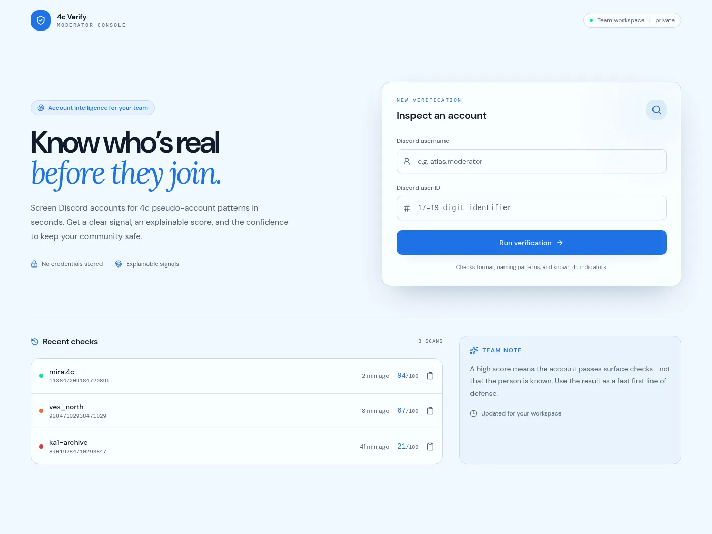 4c Discord Checker