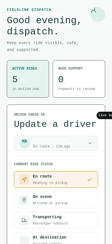 Driver Status App