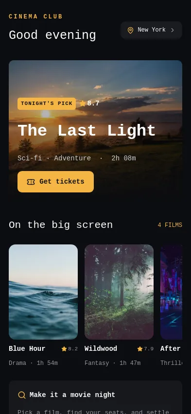 CinemaTicket Mobile