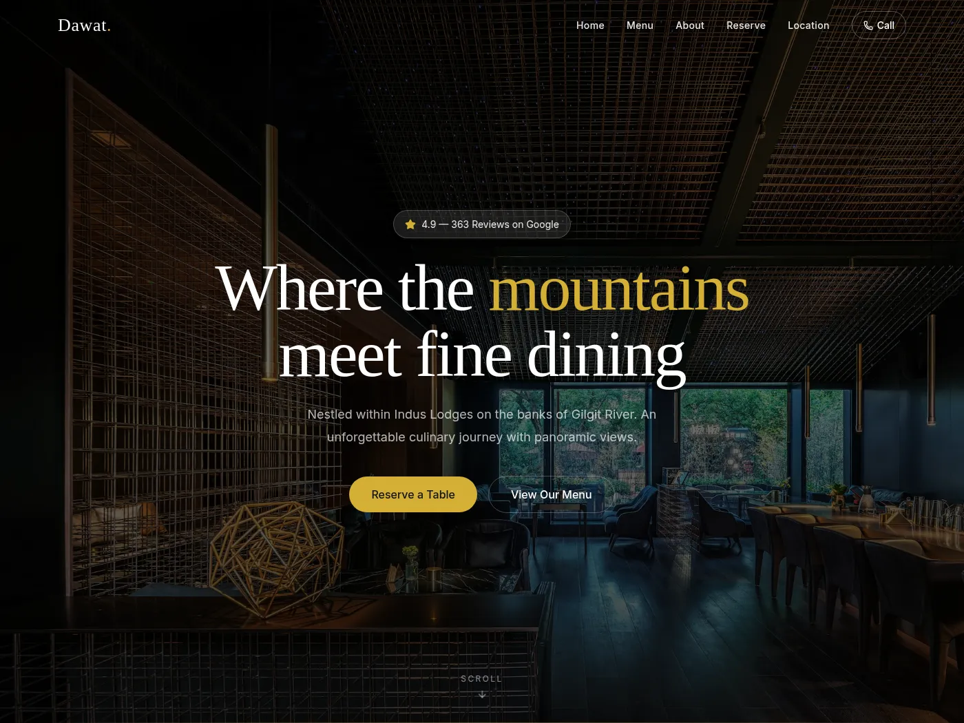 Dawat Restaurant Luxe Site