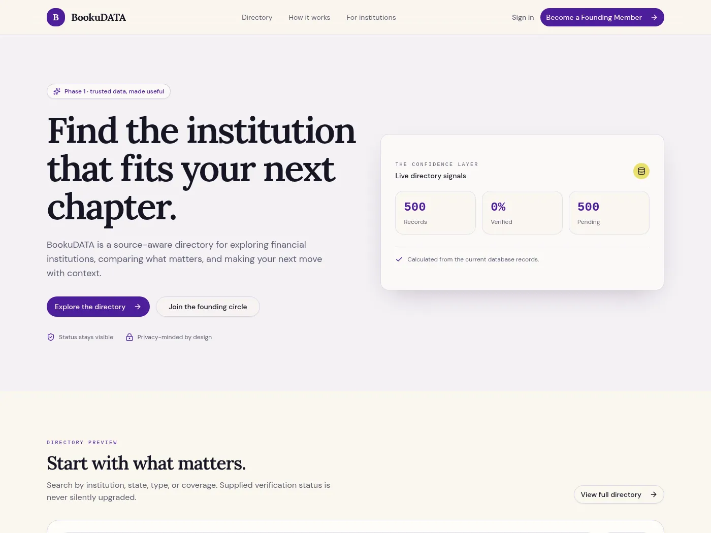 BookuDATA Phase 1 Web