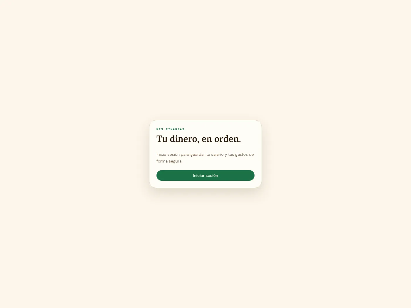 Mis Finanzas Web