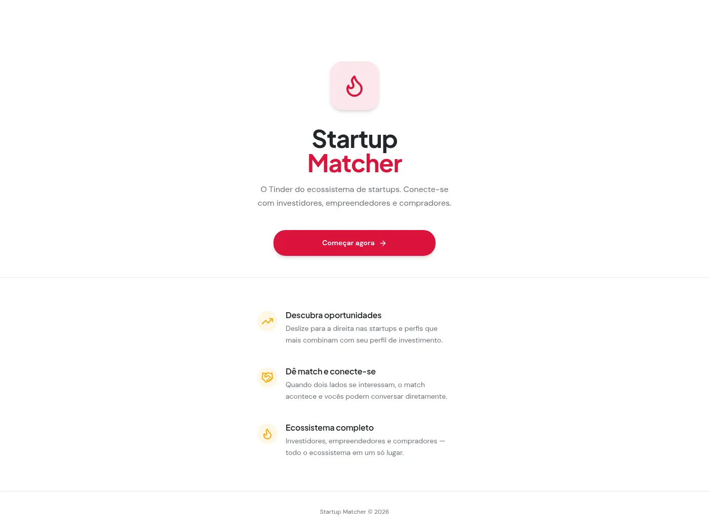Startup Matcher