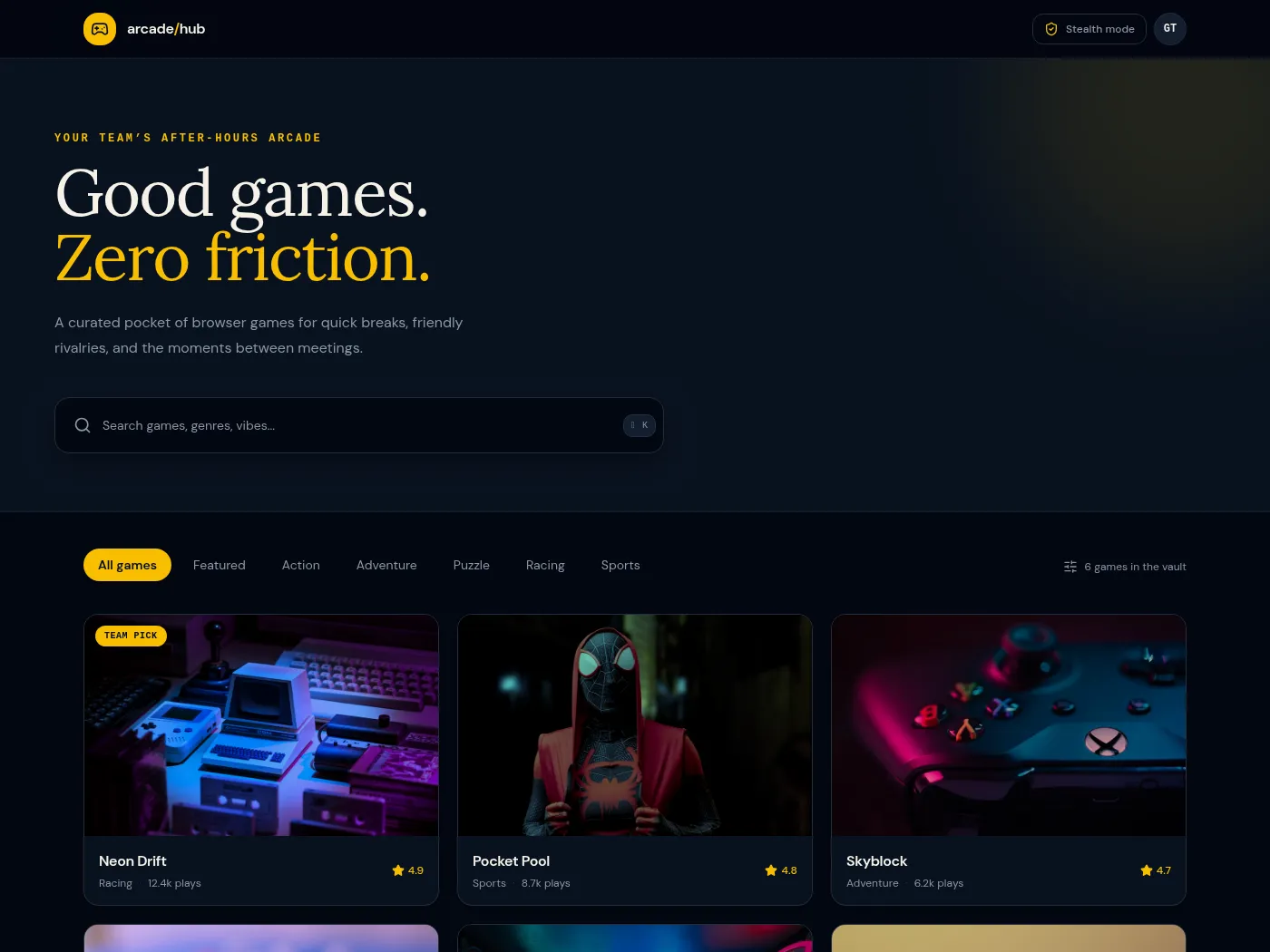 Unblocked Games Arcade