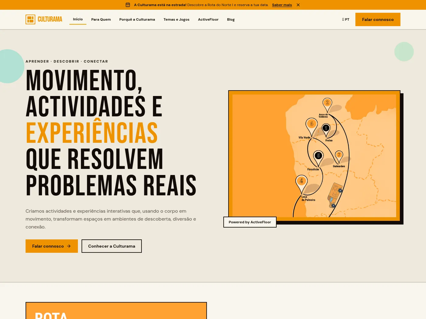 Culturama Inspired Website