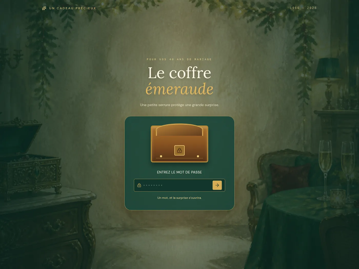 Coffre Émeraude Surprise