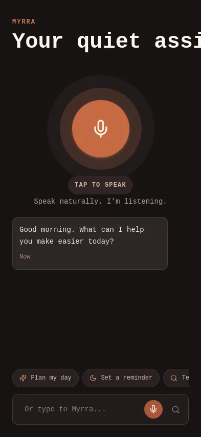 Myrra Voice Assistant