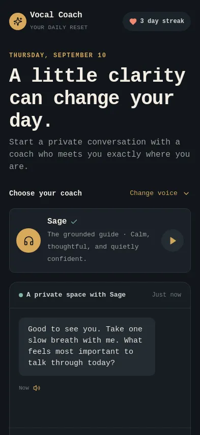 Vocal Coach AI