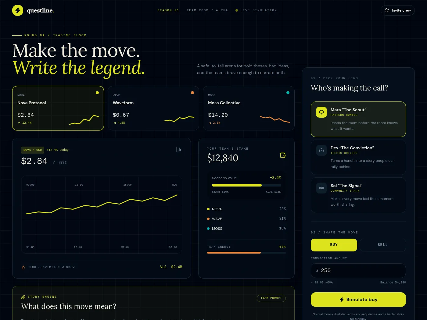 Crypto Quest Simulator
