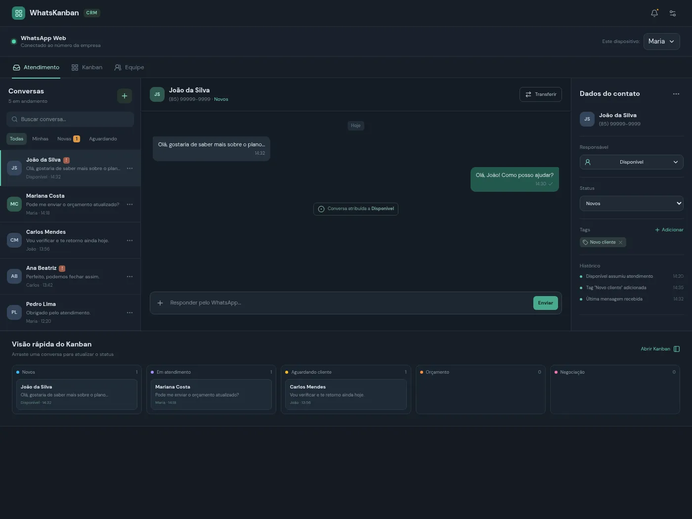 WhatsKanban CRM Extension