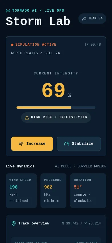 Tornado AI Tracker