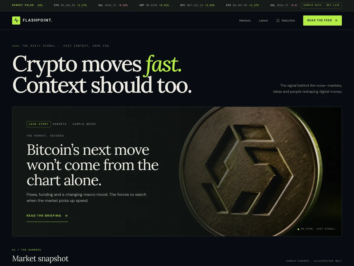 Crypto Flash Site