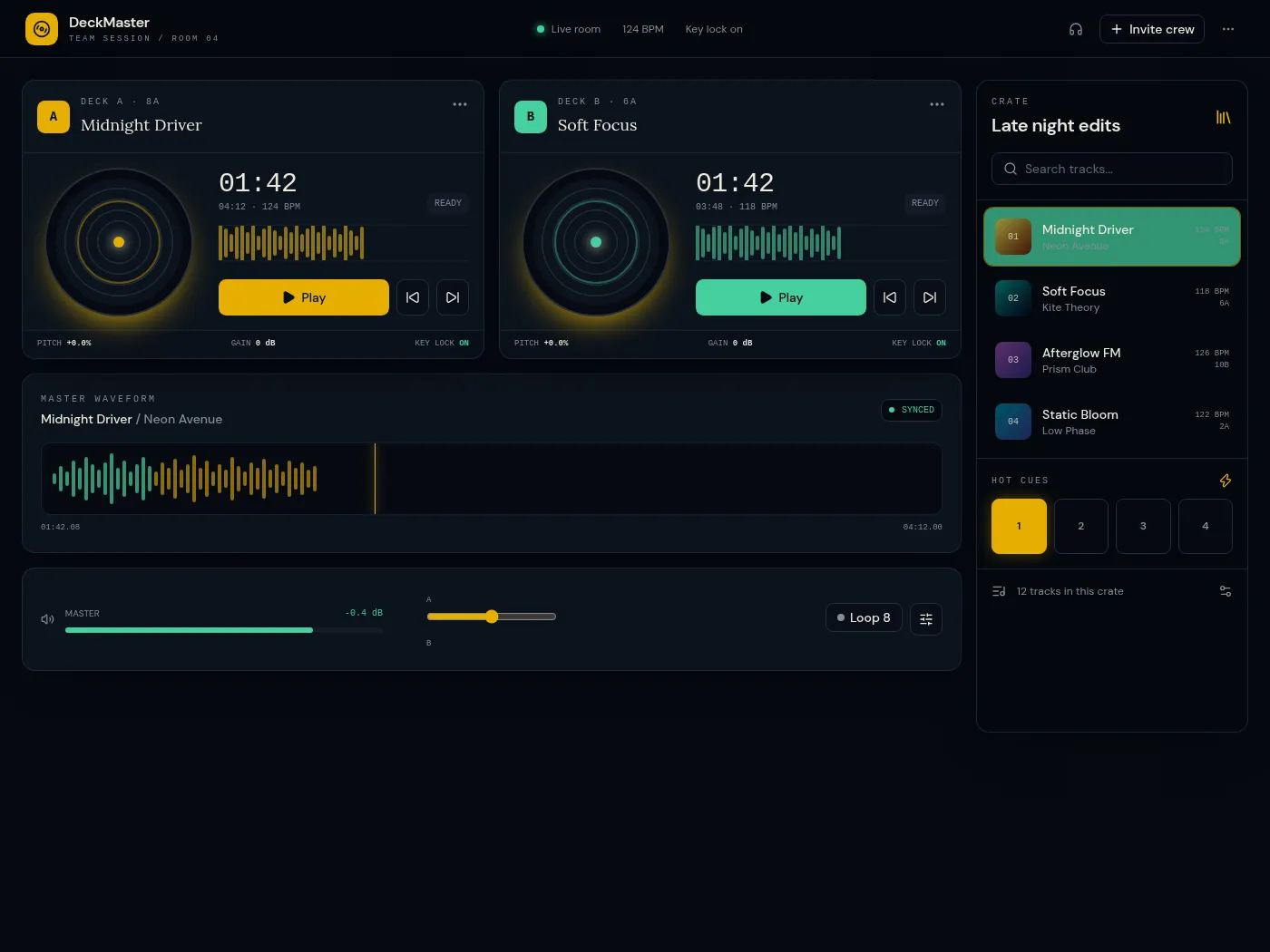 DeckMaster DJ Simulator