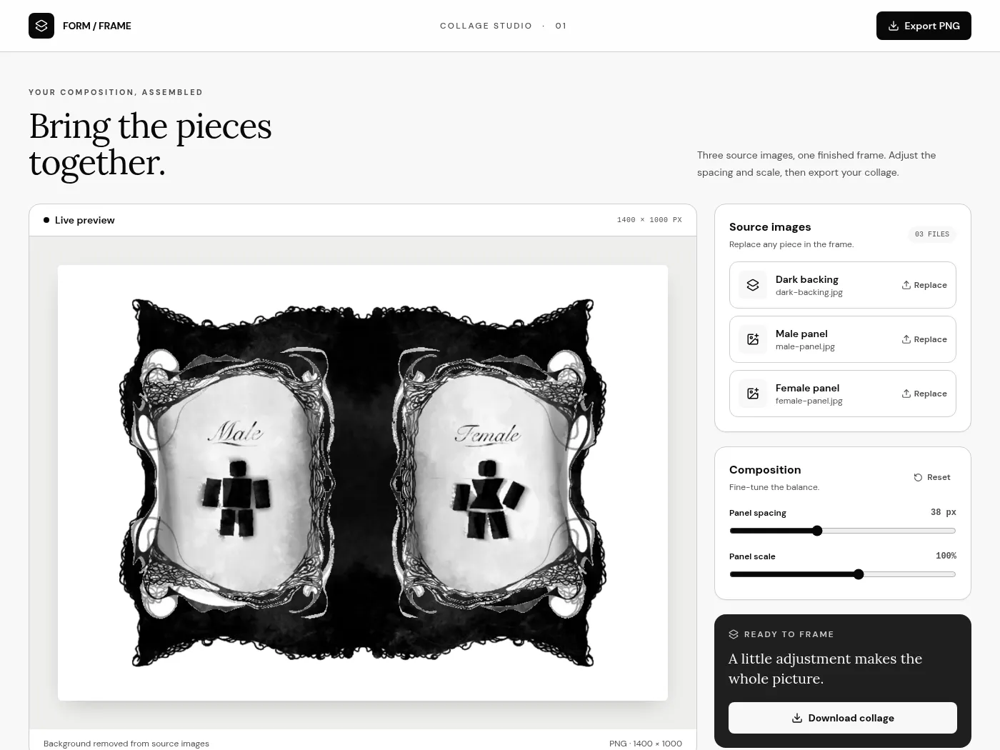 Visual Collage Builder