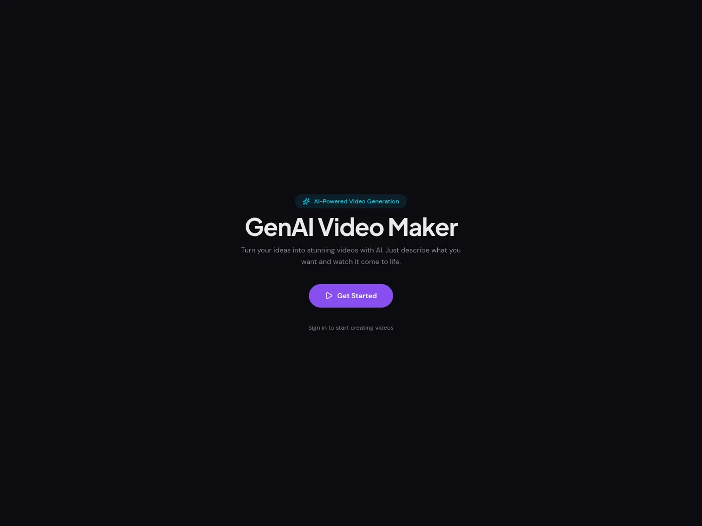 GenAI Video Maker