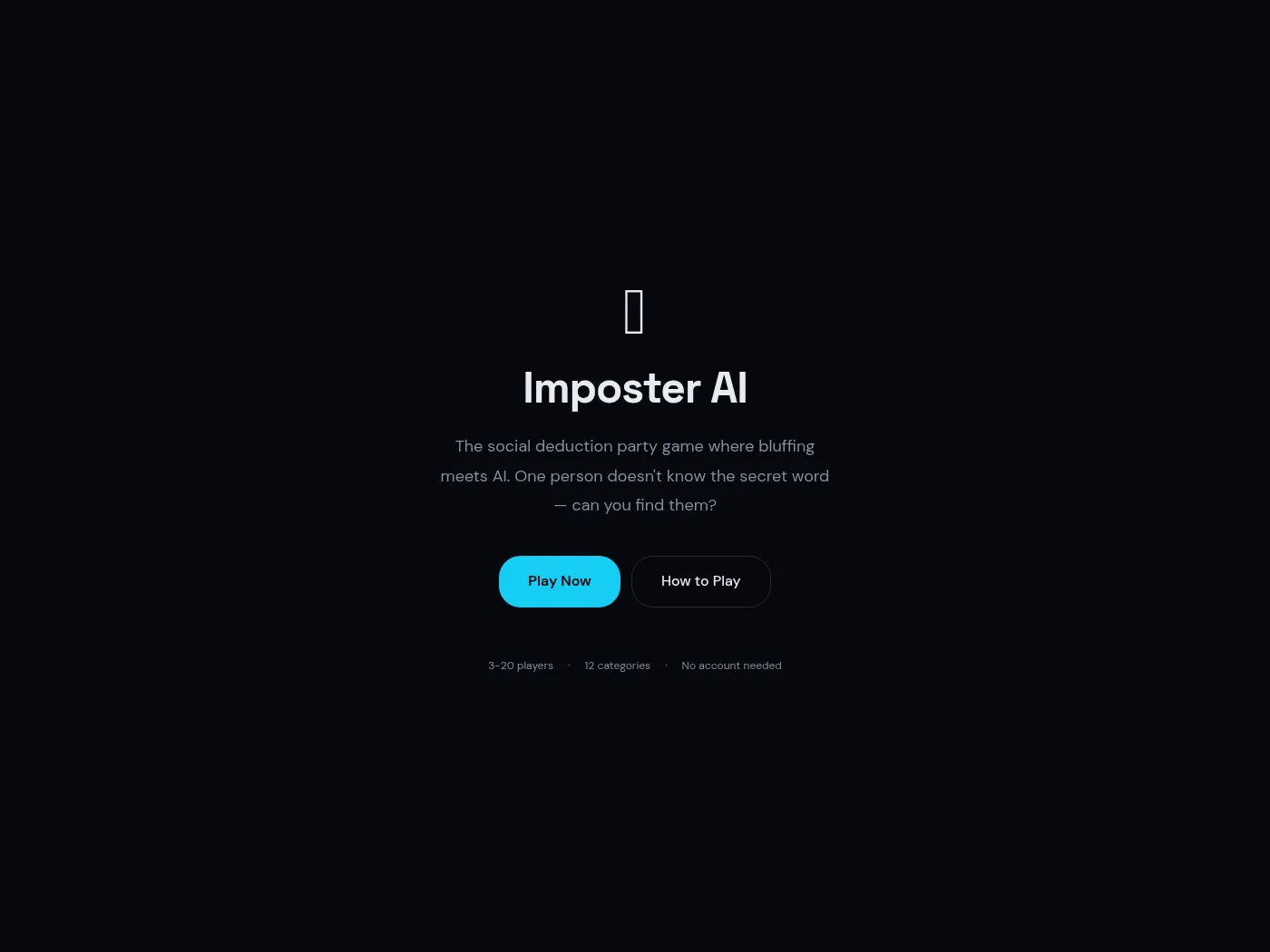 Imposter AI Party Game
