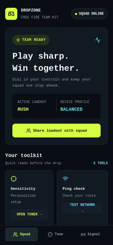 Neon Free Fire Toolkit