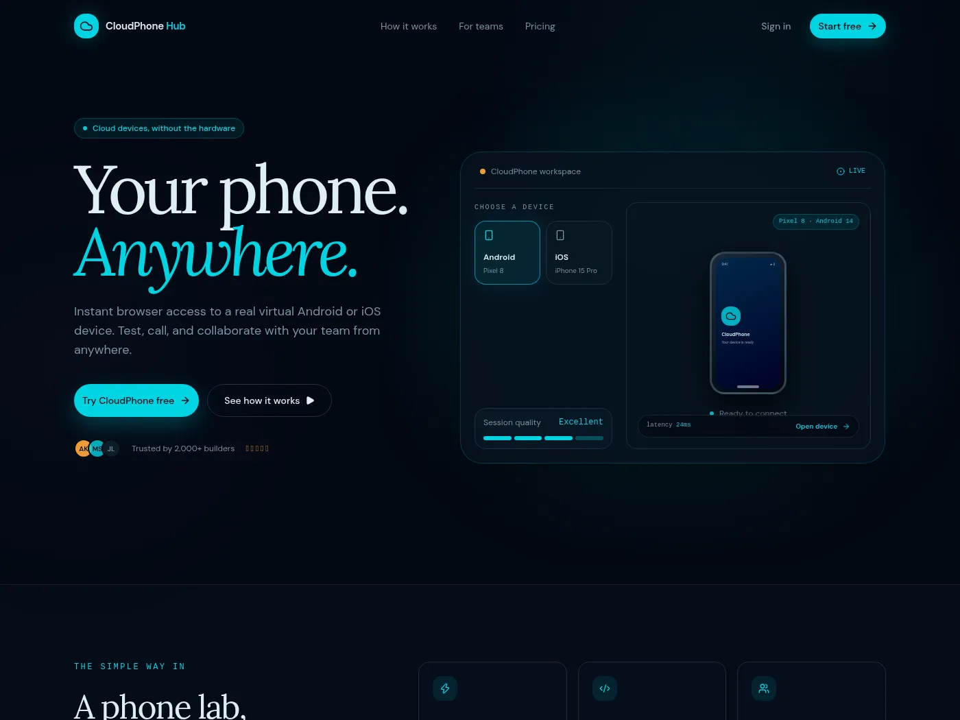 CloudPhone Hub