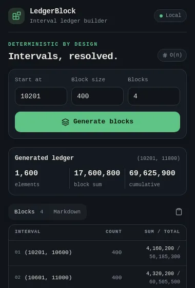 LedgerBlock Chrome Tool