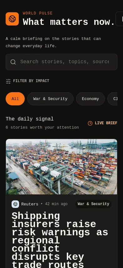World Pulse News App