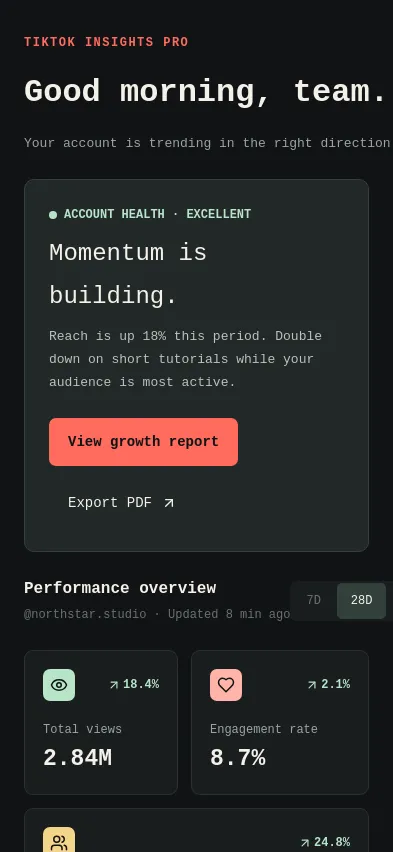 TikTok Insights Pro