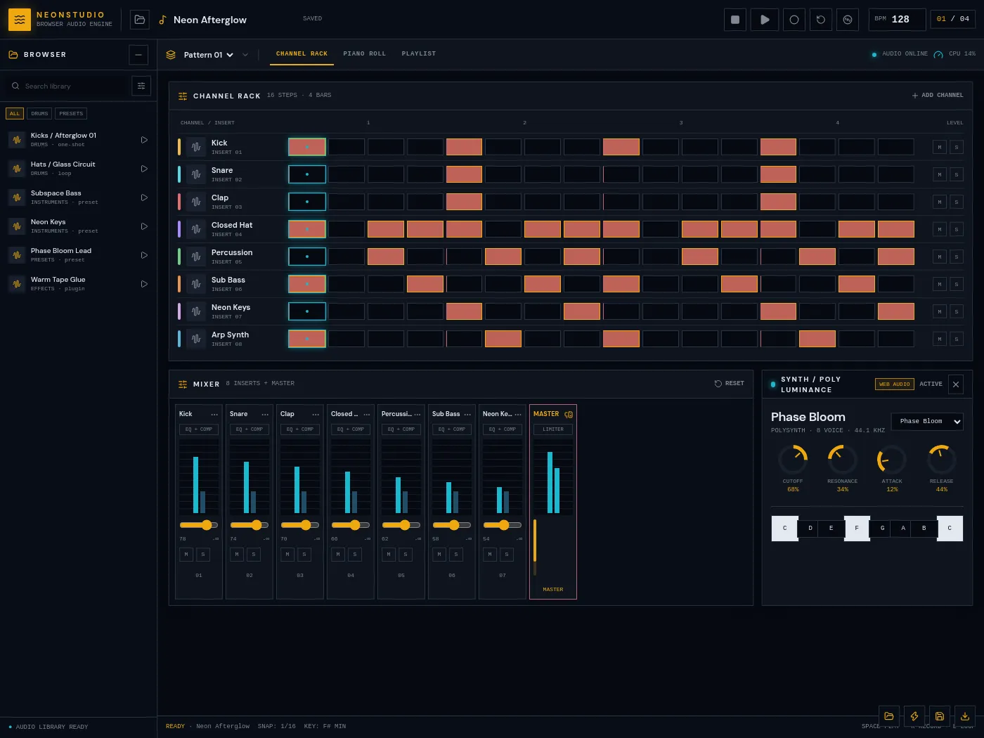 NeonStudio DAW