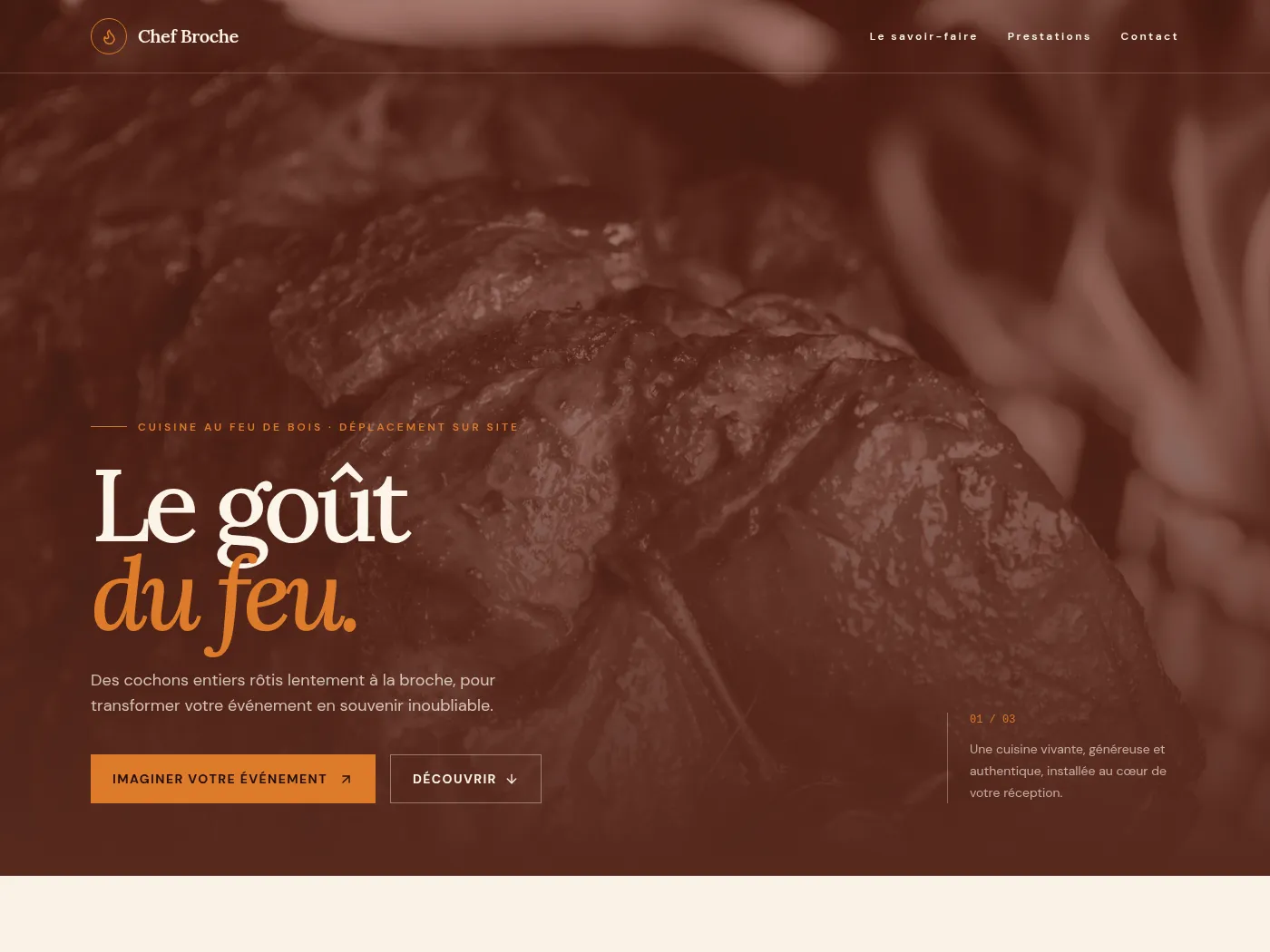 Chef Broche Pro Site