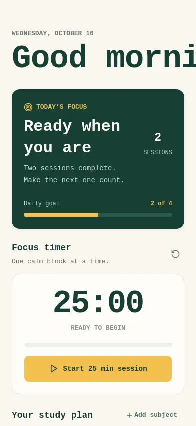 Study Buddy App