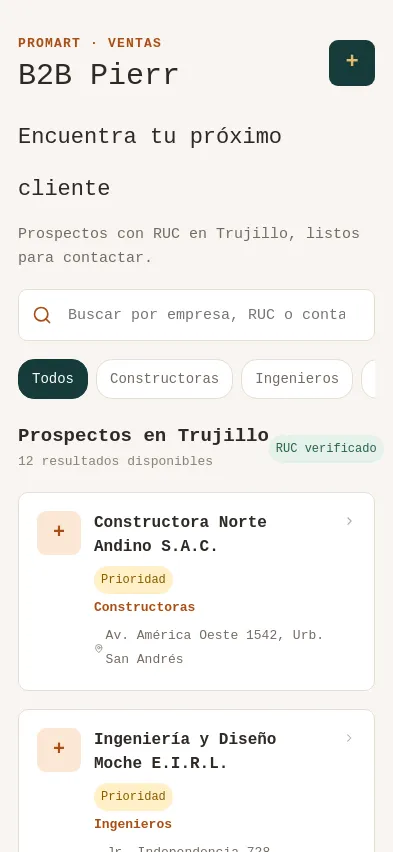 B2B Pierr Lead Finder