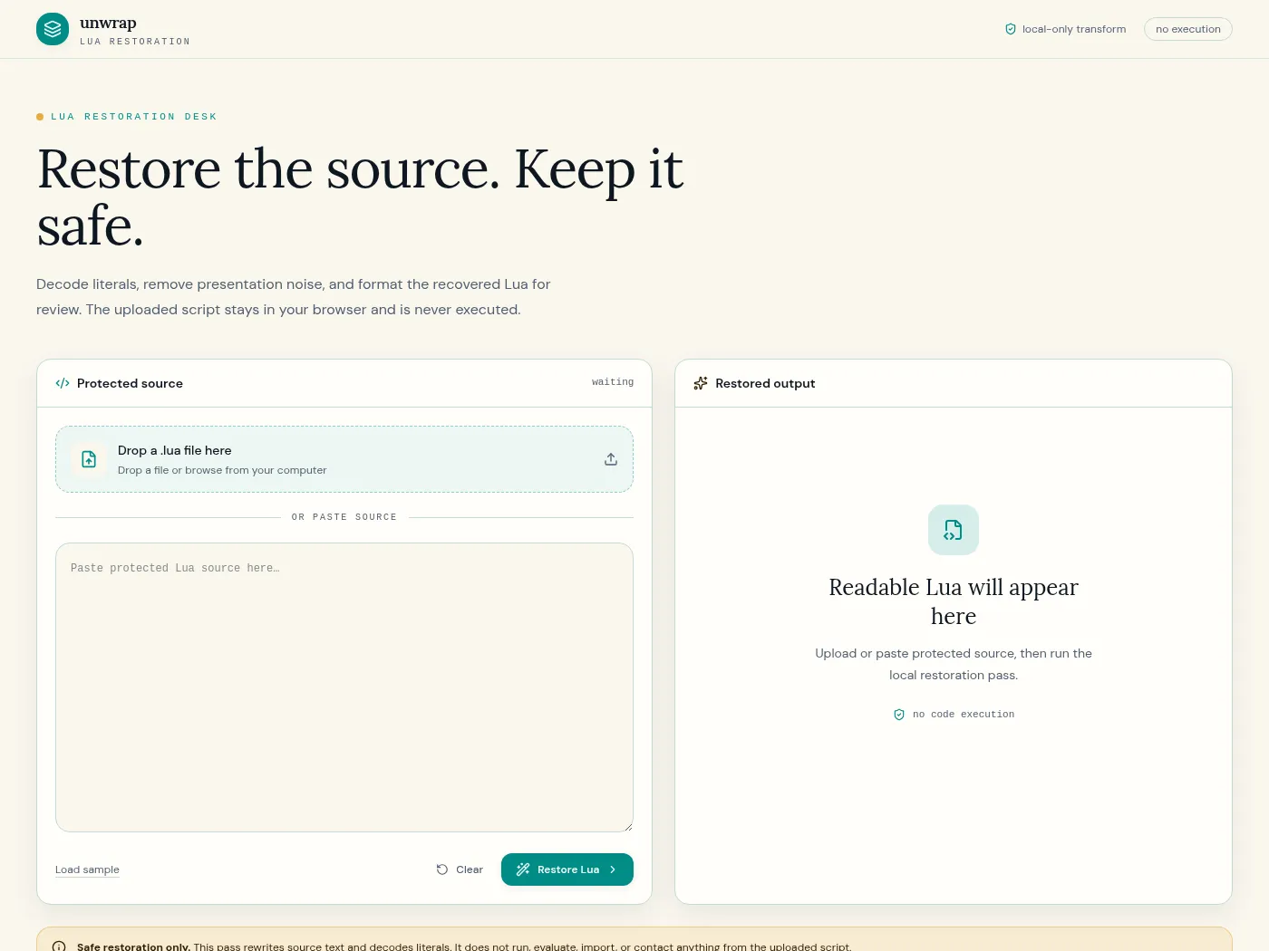 Luraph Deobfuscator Web