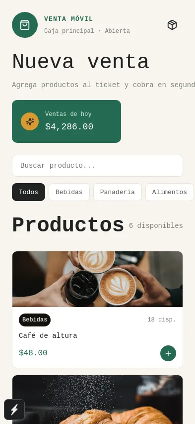 Venta Móvil POS