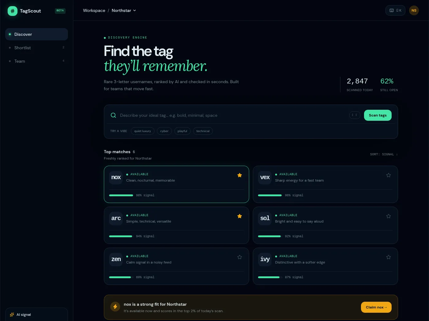 AI Discord Tag Finder