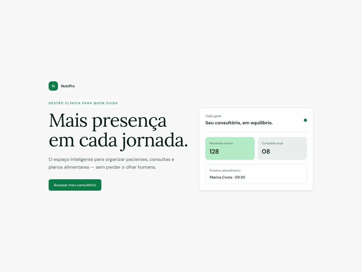 NutriPro SaaS Platform