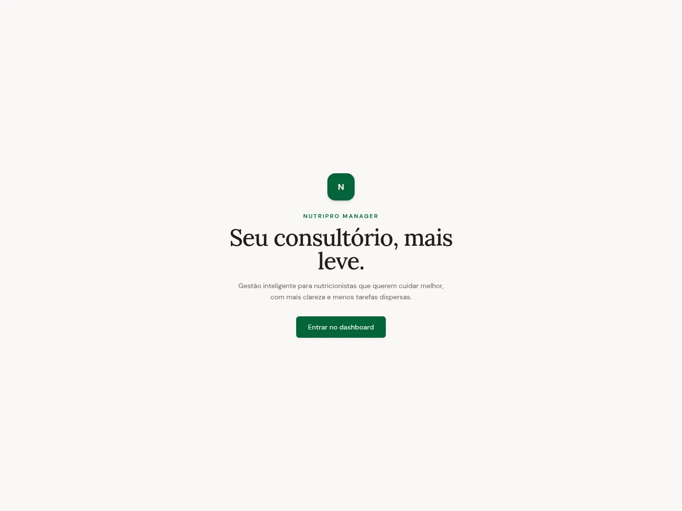NutriPro Manager