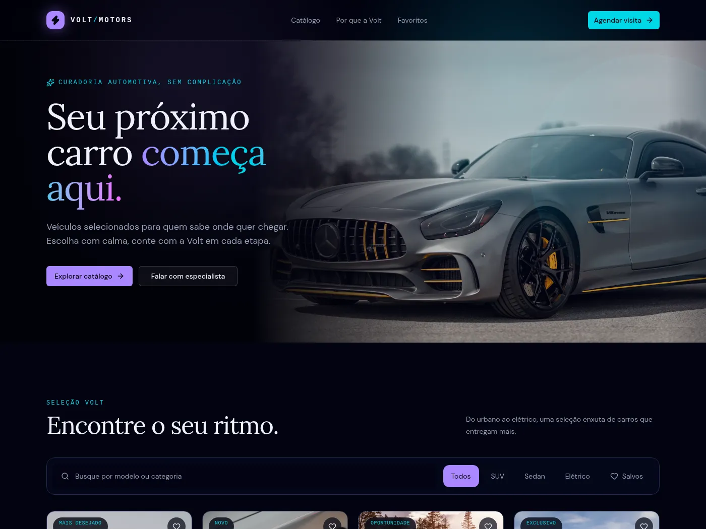 VOLT MOTORS Web Catalog
