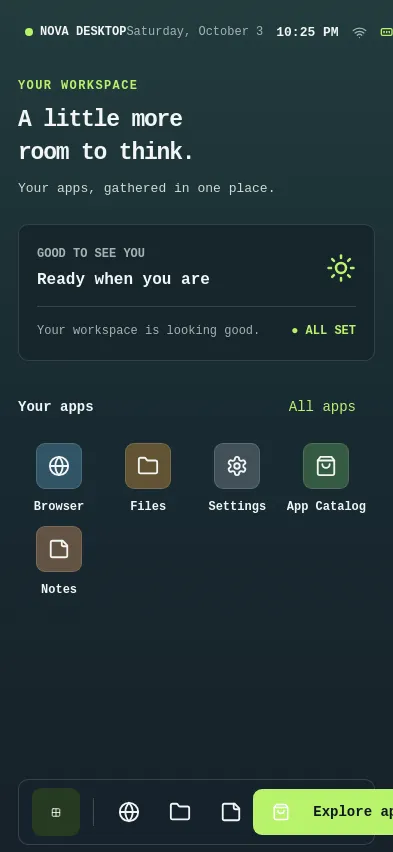 Android Desktop OS App