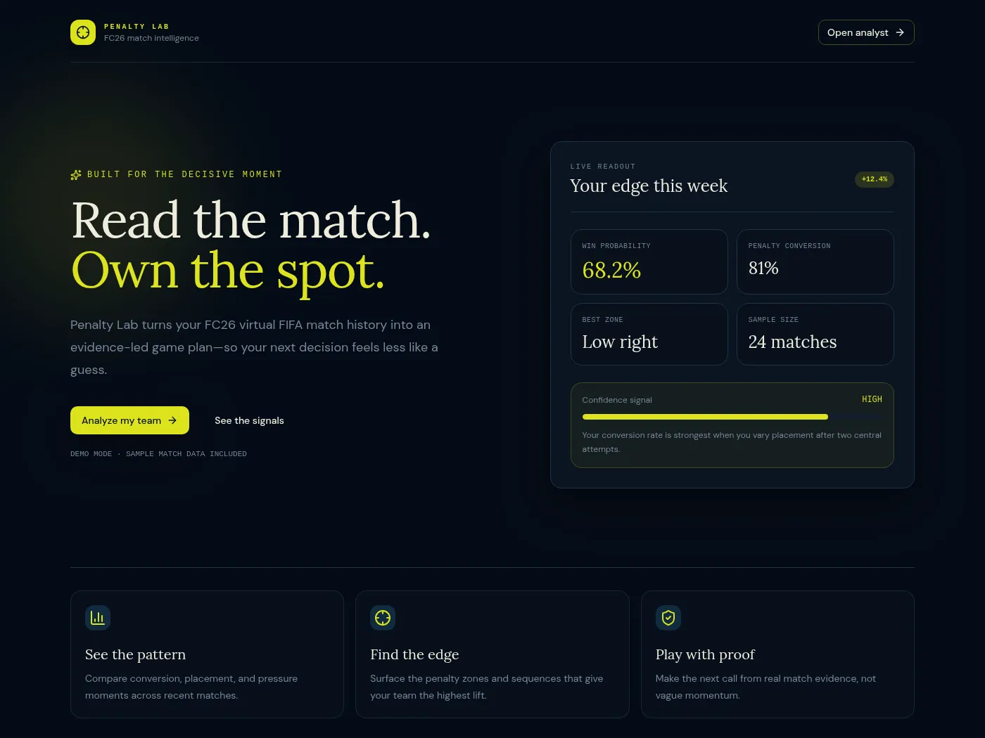 FC26 Penalty AI Analyst