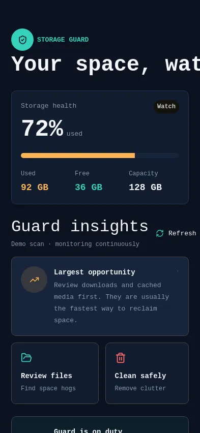Storage Guard Agent