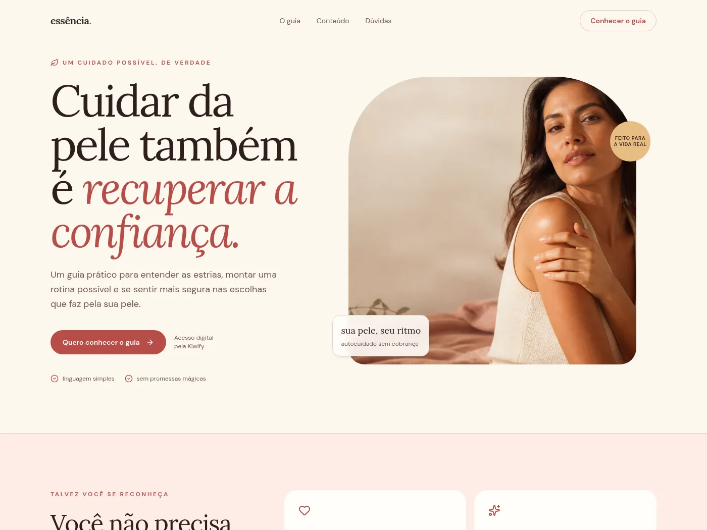 Estrias Confiança Page