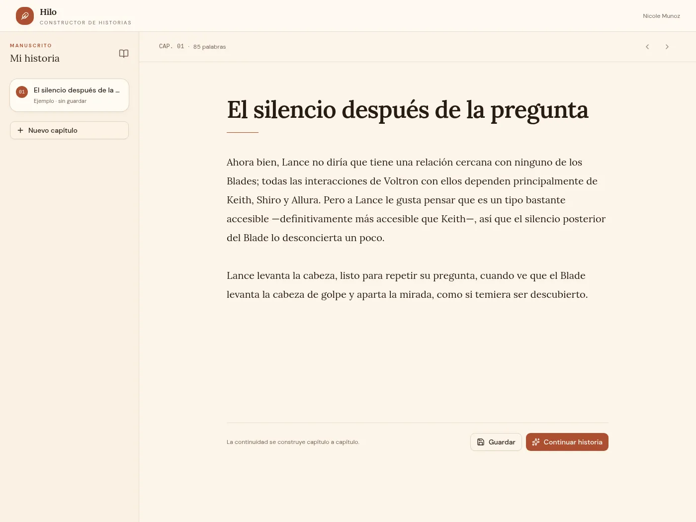 Serial Story Builder