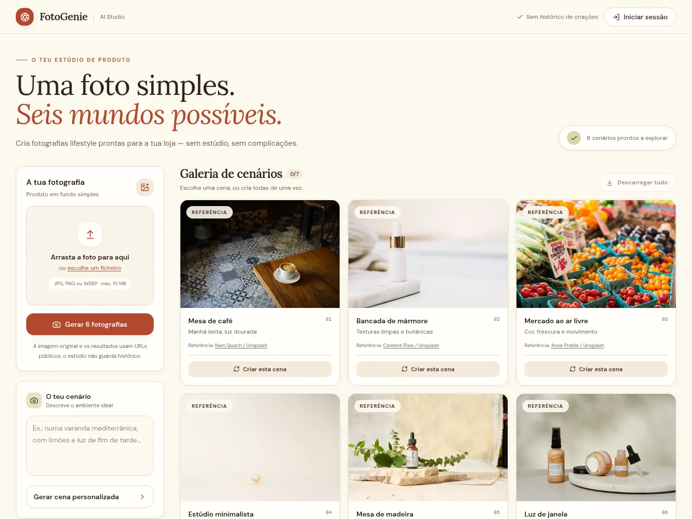 FotoGenie AI Studio