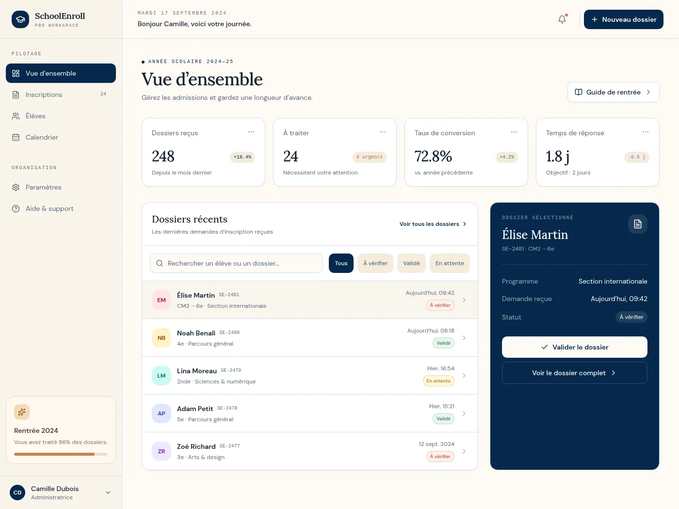 SchoolEnroll Pro