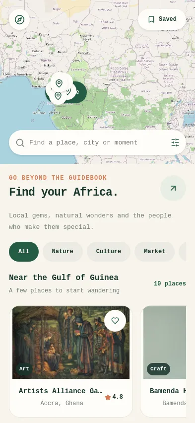 AfrikCamer Locator App