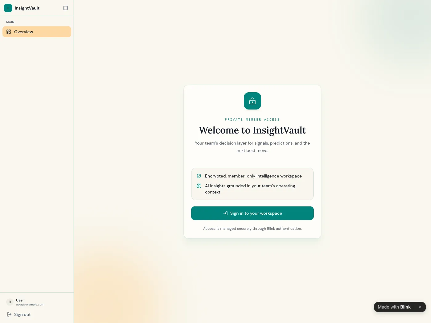 InsightVault Dashboard